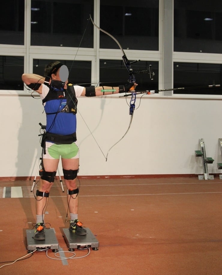 The effect of different shoes on aiming and shooting in archery