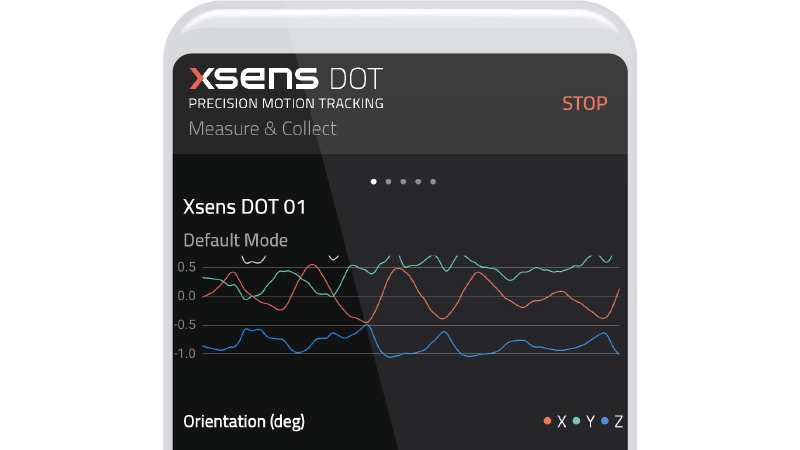 Xsens DOT Wearable Sensor Platform